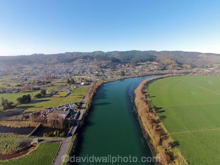 Clutha River at Kaitangata, near Balclutha, Clutha District, South ...