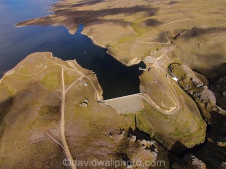 Logan Burn Reservoir (aka Great Moss Swamp) and Lammermoor Range, by ...