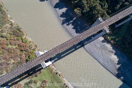 Mangaweka Railway Viaduct, and Rangitikei River, near Mangaweka ...