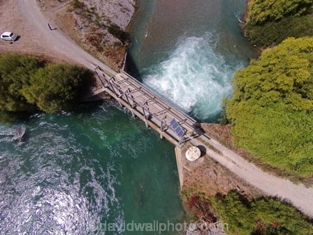 River intake at Black Point, Lower Waitaki Irrigation Scheme, and ...